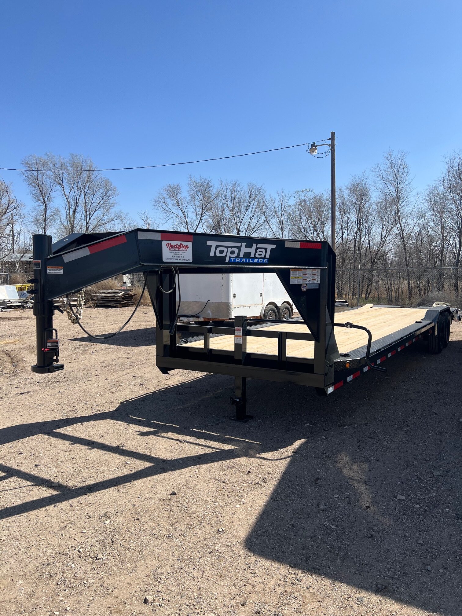 2025 Top Hat 7X32 Black Utility Tandem Axle 14000 GVWR - C3 Rentals, LLC